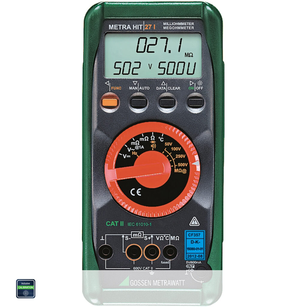 METRAHIT 27I Megaomomierz, miliomomierz, multimetr uniwersalny i ...
