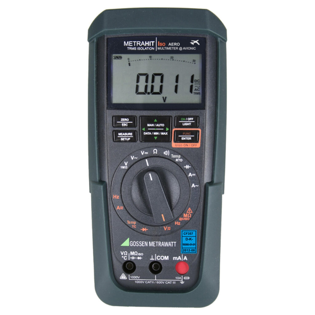 METRAHIT ISO AERO Multimetr TRMS, miernik rezystancji izolacji - GMC ...