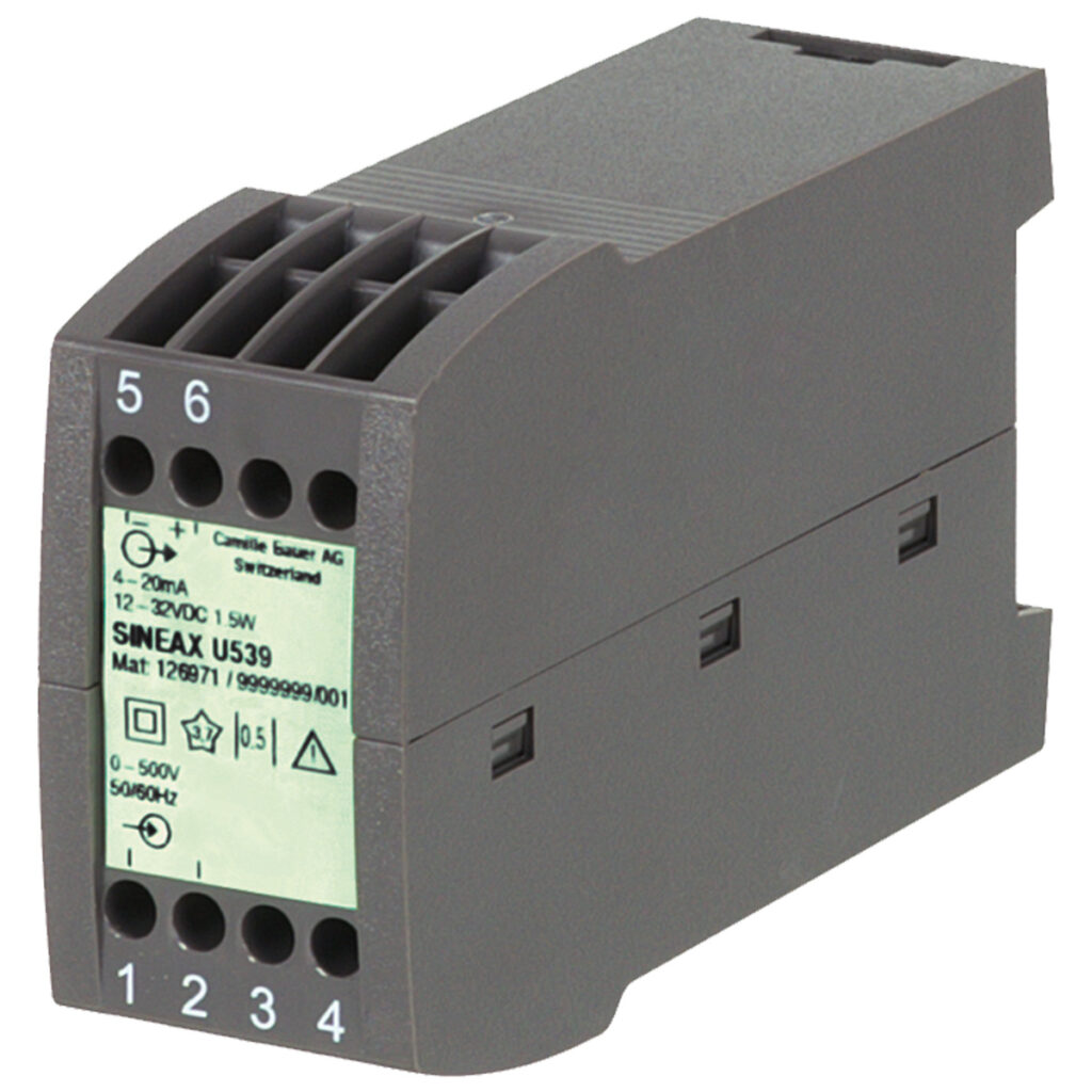 SINEAX I538 Przetwornik prądu AC, z zasilaczem - GMC-Instruments